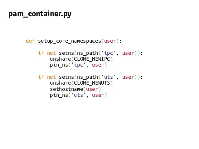 pam_container -- jeszcze lżejsza wirtualizacja