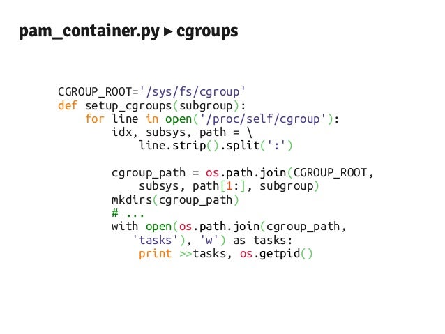 pam_container -- jeszcze lżejsza wirtualizacja