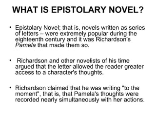 samuel richardson-Pamela | PPT