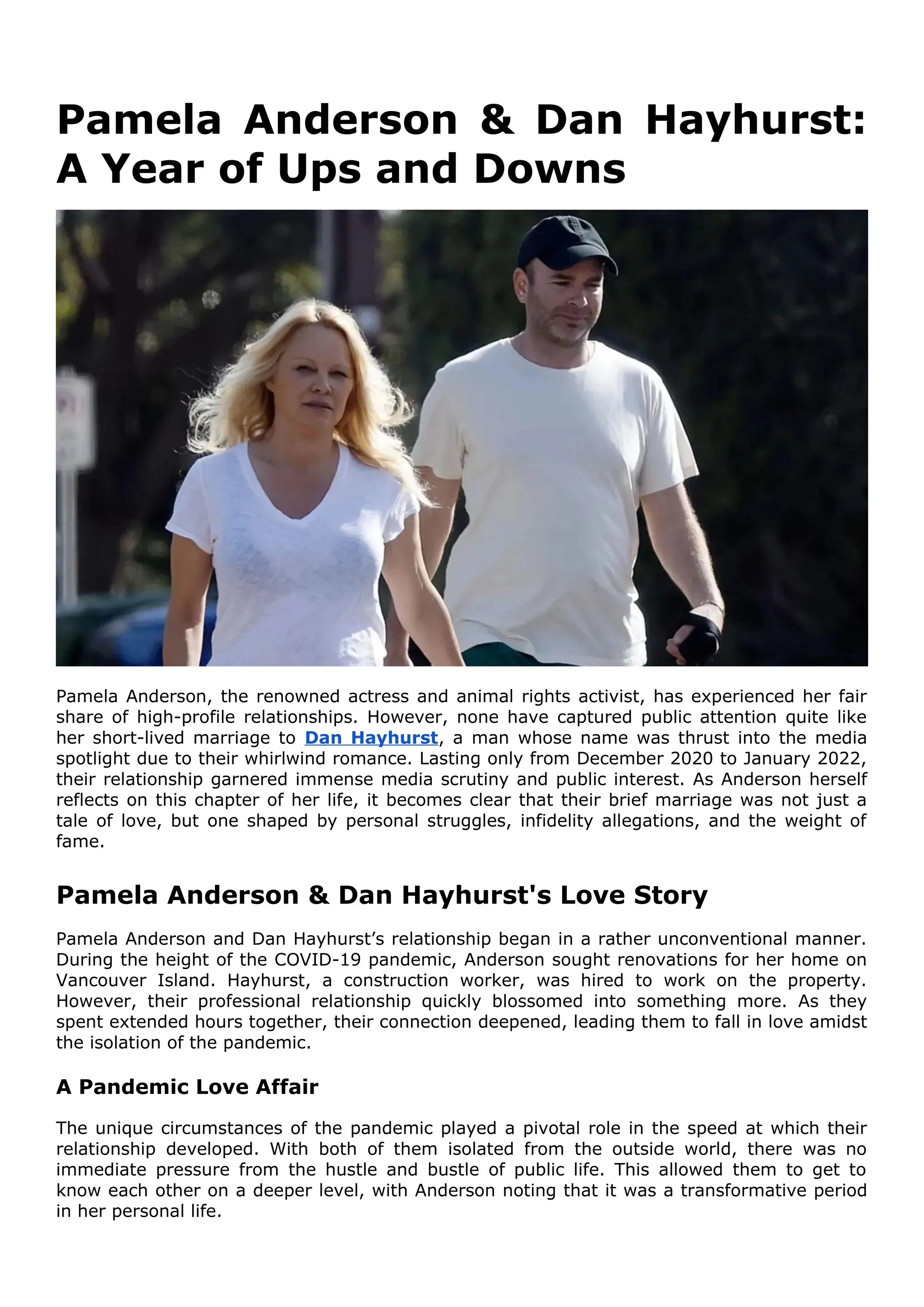 Pamela Anderson & Dan Hayhurst_ A Year of Ups and Downs.docx