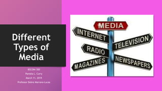 Different Types of Media | PPTX