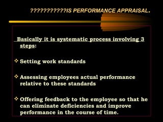 Performance Appraisal Methods | PPT