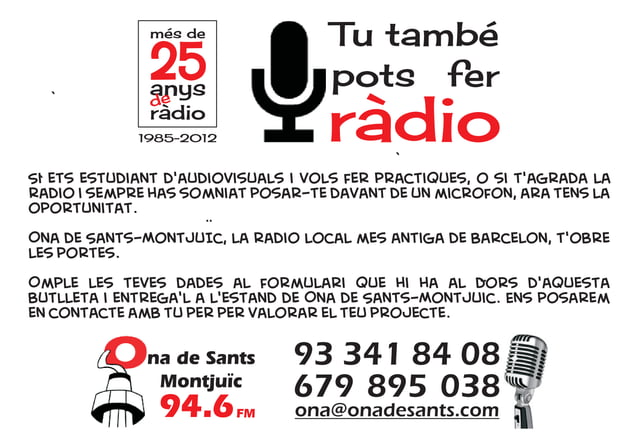 Pamflet.ona.vols.fer.radio | PDF