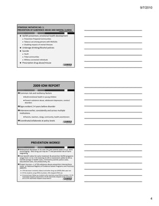 Pam Hyde SAMHSA | PDF | Substance Abuse | Diseases and Conditions