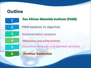 Pami Presentation - Cotonou | PPT