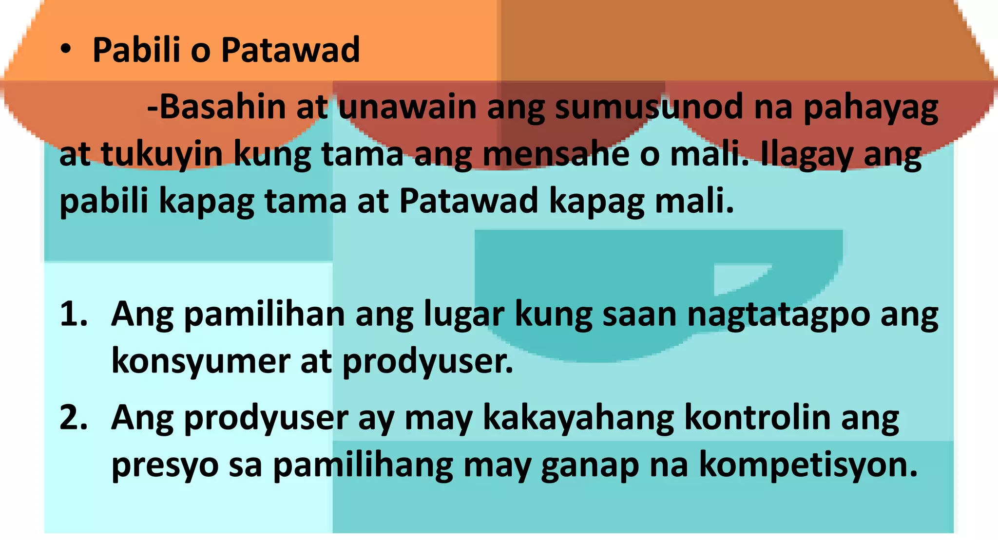 Estruktura sa pamilihan | PPTX