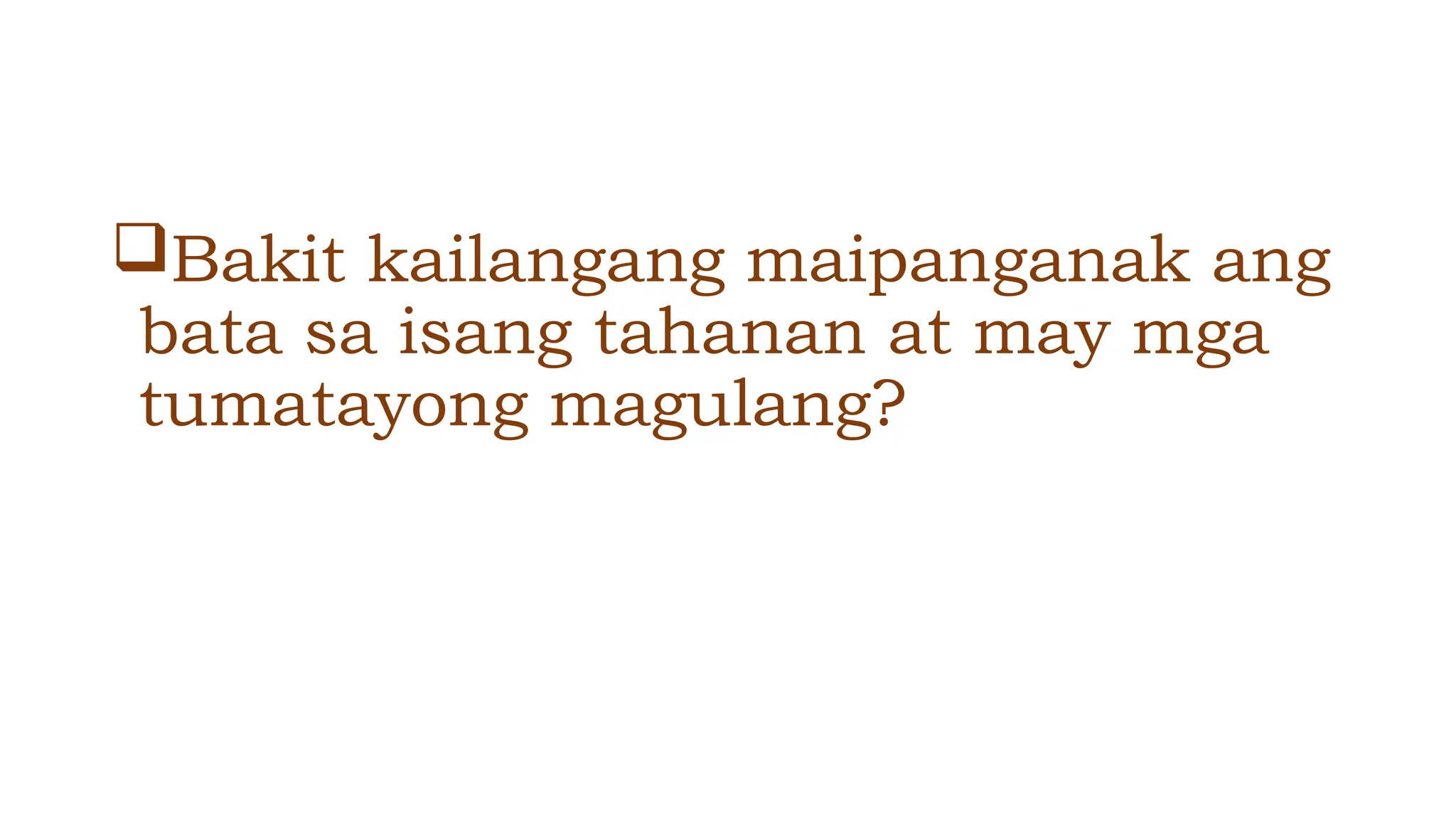 Pamilya Bilang Sandigan ng mga Pagpapahalaga.pptx