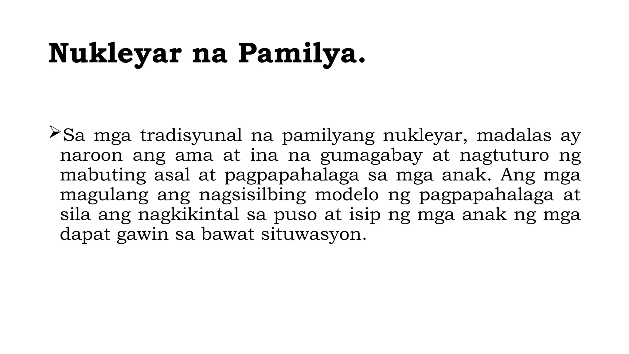Pamilya Bilang Sandigan ng mga Pagpapahalaga.pptx
