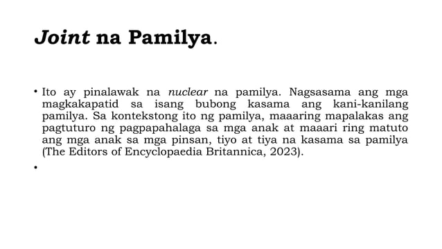 Pamilya Bilang Sandigan ng mga Pagpapahalaga.pptx