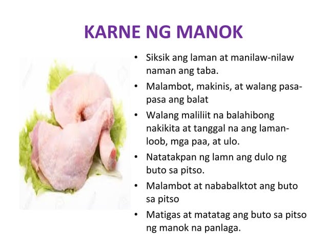Pamimili ng iba’t ibang pagkain | PPT