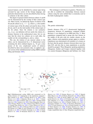 A comparative phylogenetic study of genetics and folk music | PDF