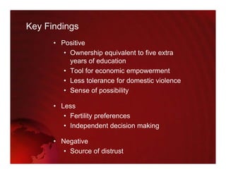 Mobile Phones and the Empowerment of Women in Developing Regions | PDF ...