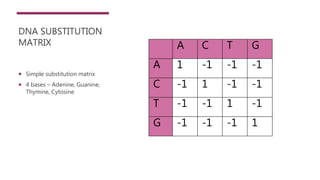 PAM matrices evolution | PPTX