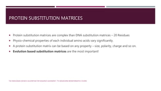 PAM matrices evolution | PPTX