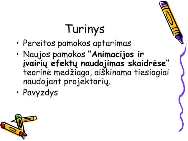 Pamokos medziaga | PPT