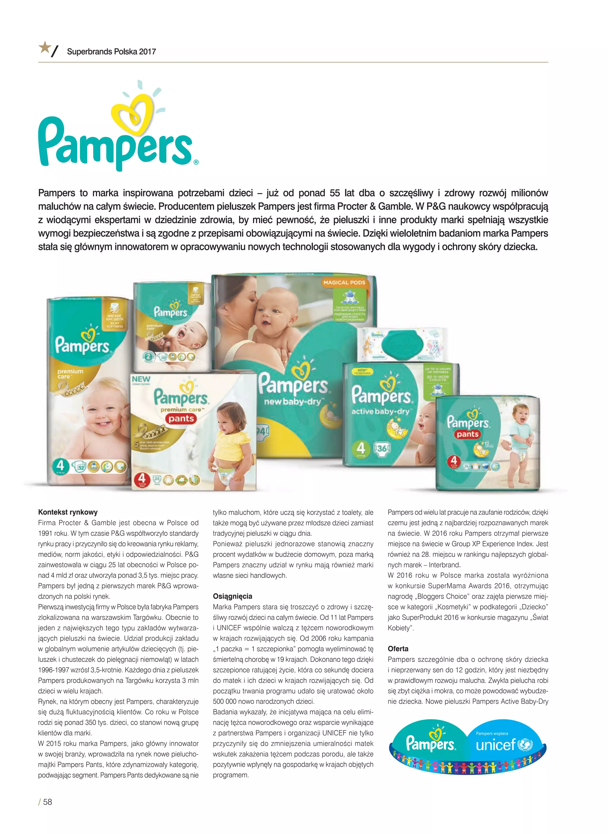 Case study marki Pampers z Albumu Superbrands Polska 2017 | PDF | Parenting Babies and Toddlers ...