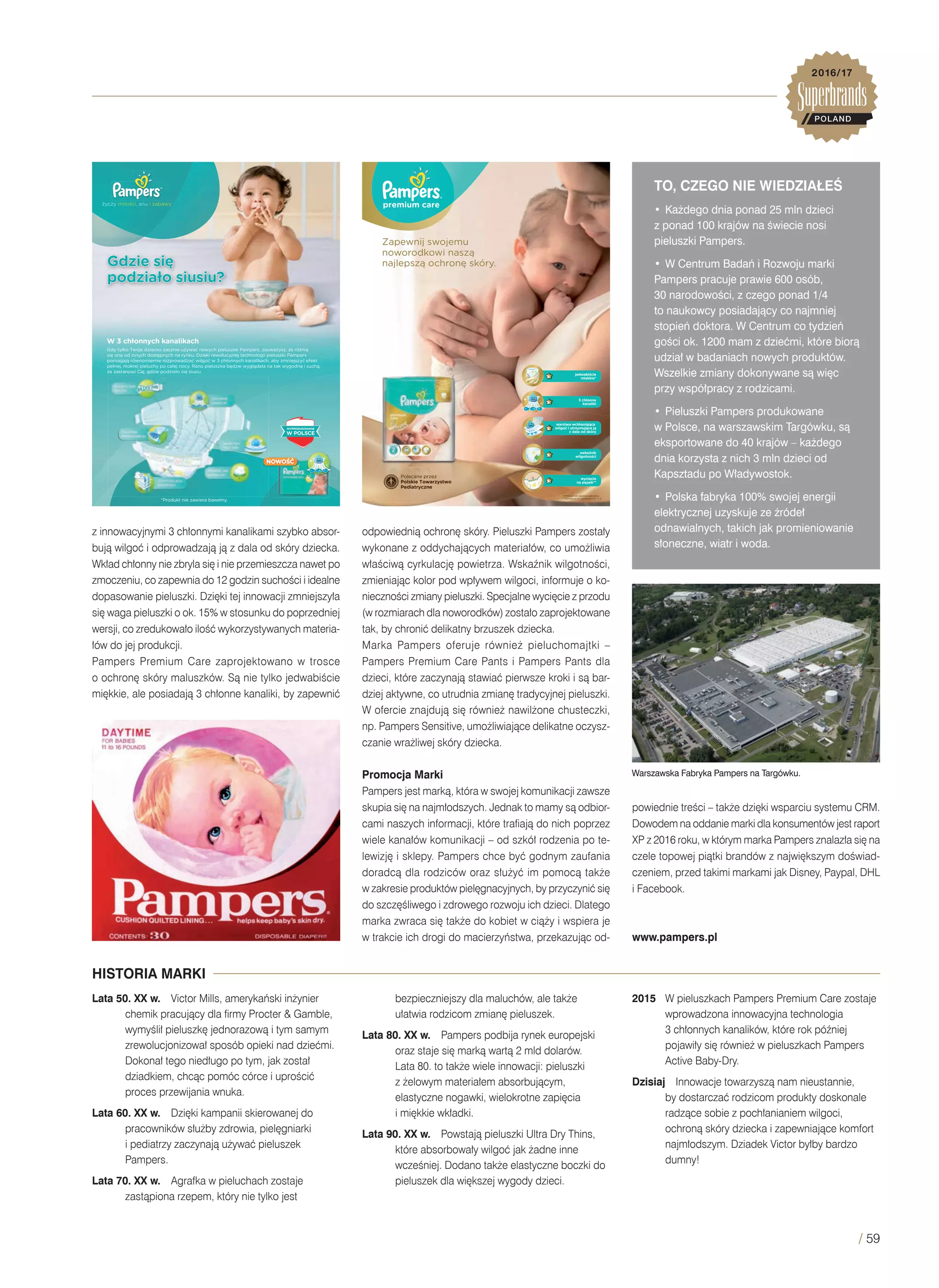 Case study marki Pampers z Albumu Superbrands Polska 2017 | PDF ...