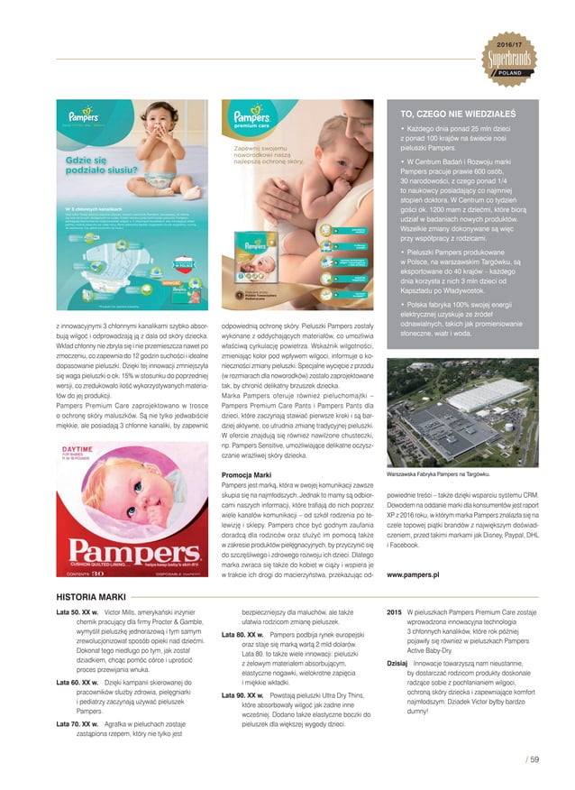 Case study marki Pampers z Albumu Superbrands Polska 2017 | PDF | Parenting Babies and Toddlers ...
