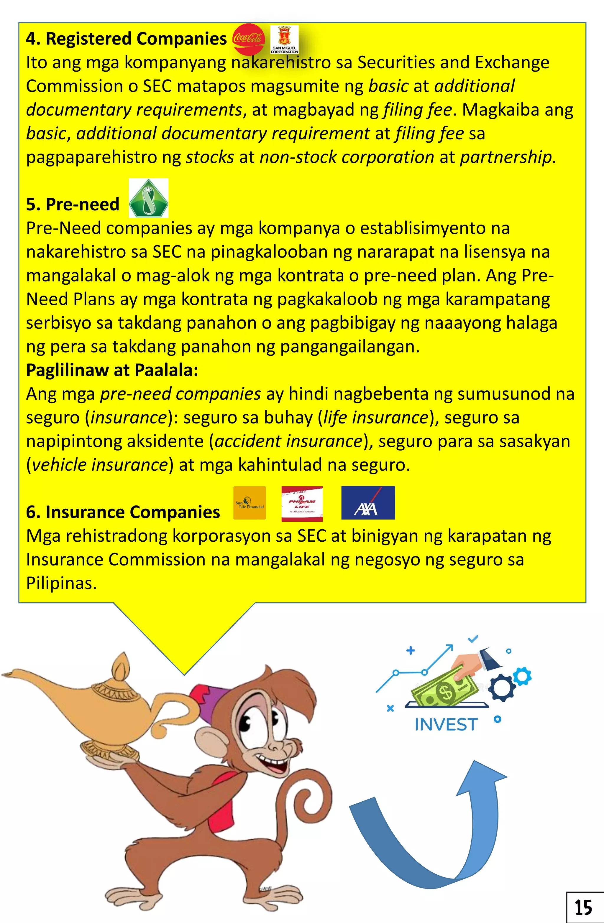 Pag-iimpok at Pamumuhunan: Araling Panlipunan 9 Quarter 3 | PDF