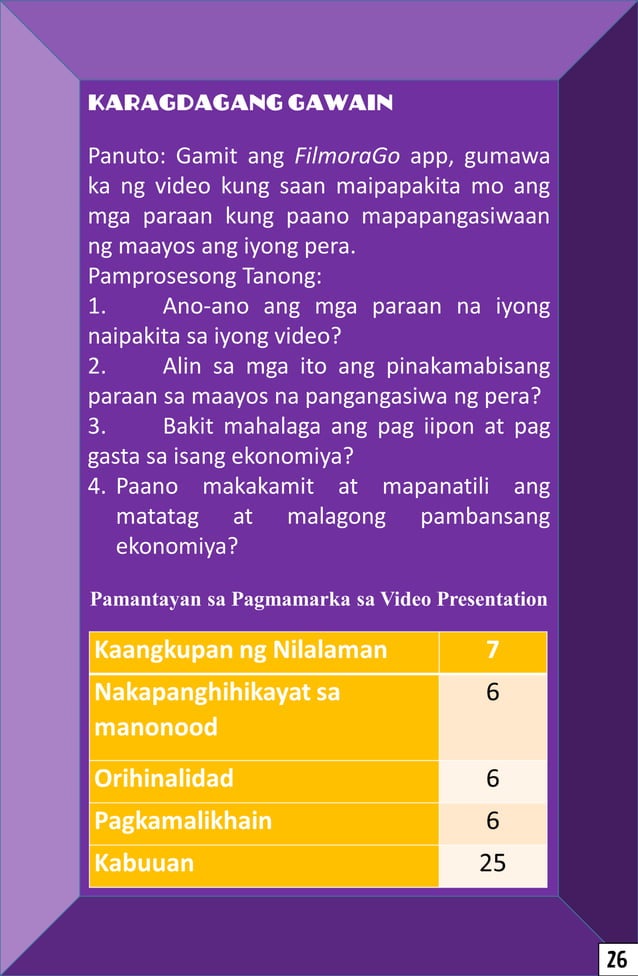 Pag-iimpok at Pamumuhunan: Araling Panlipunan 9 Quarter 3 | PDF