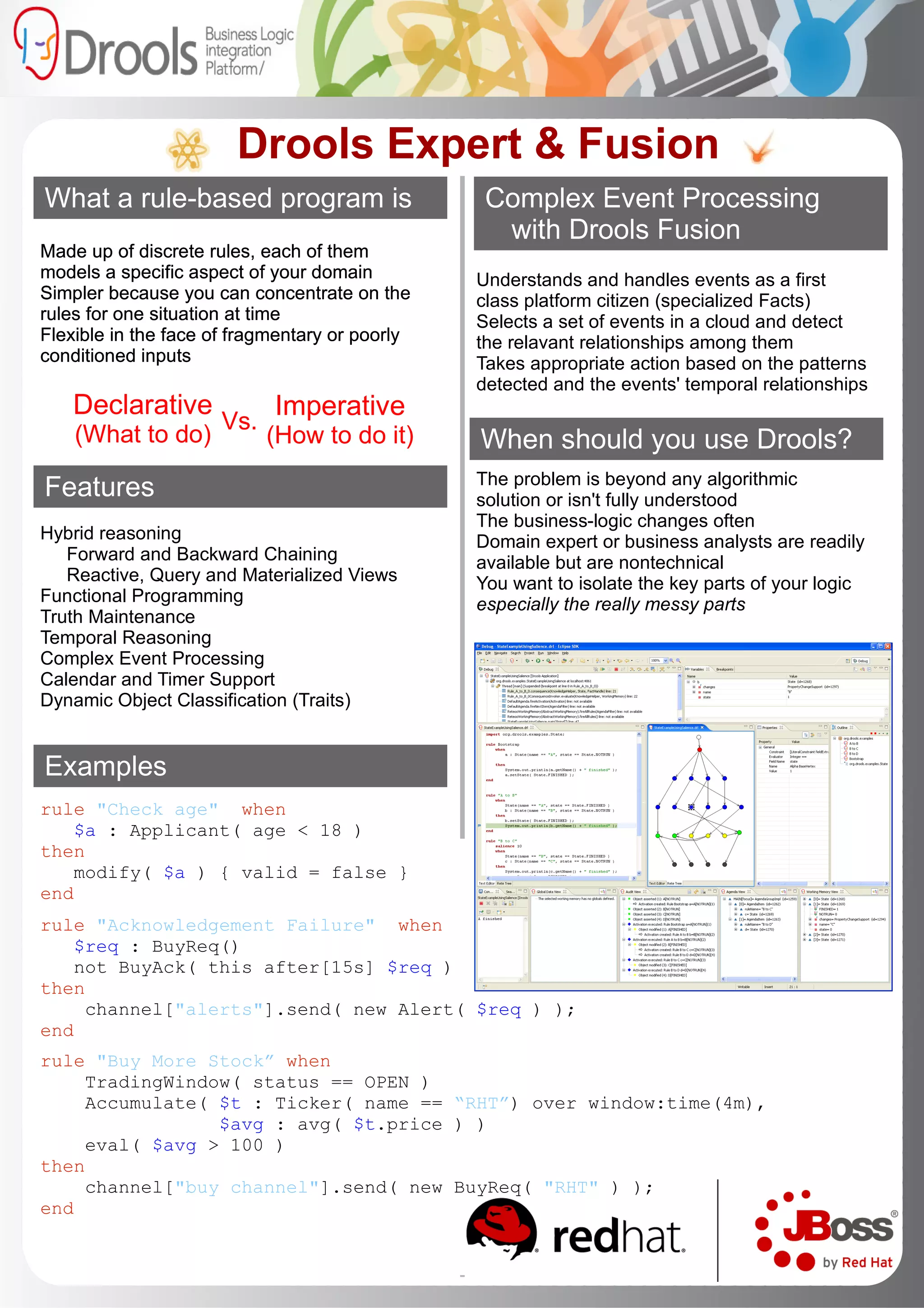 Drools & jBPM Info Sheet | PDF