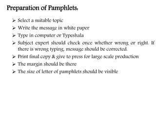 Pamphlet Powerpoint by Biplov Thapa (Health Assistant) | PPTX