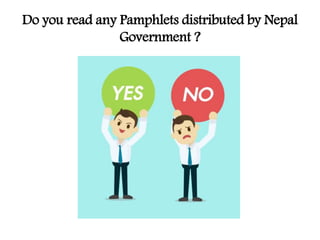 Pamphlet Powerpoint by Biplov Thapa (Health Assistant) | PPTX
