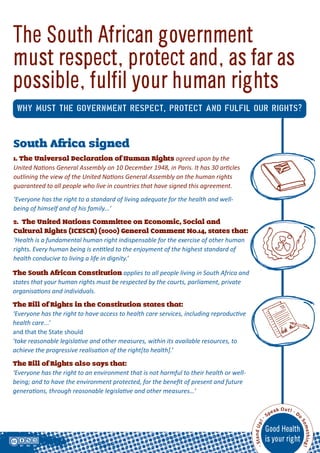Health and Human Rights Pamphlets | PDF