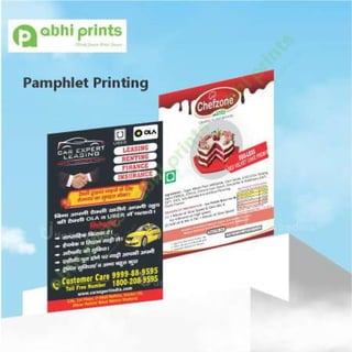 Customized Pamphlet Printing for Educational Institutions | Abhiprints ...
