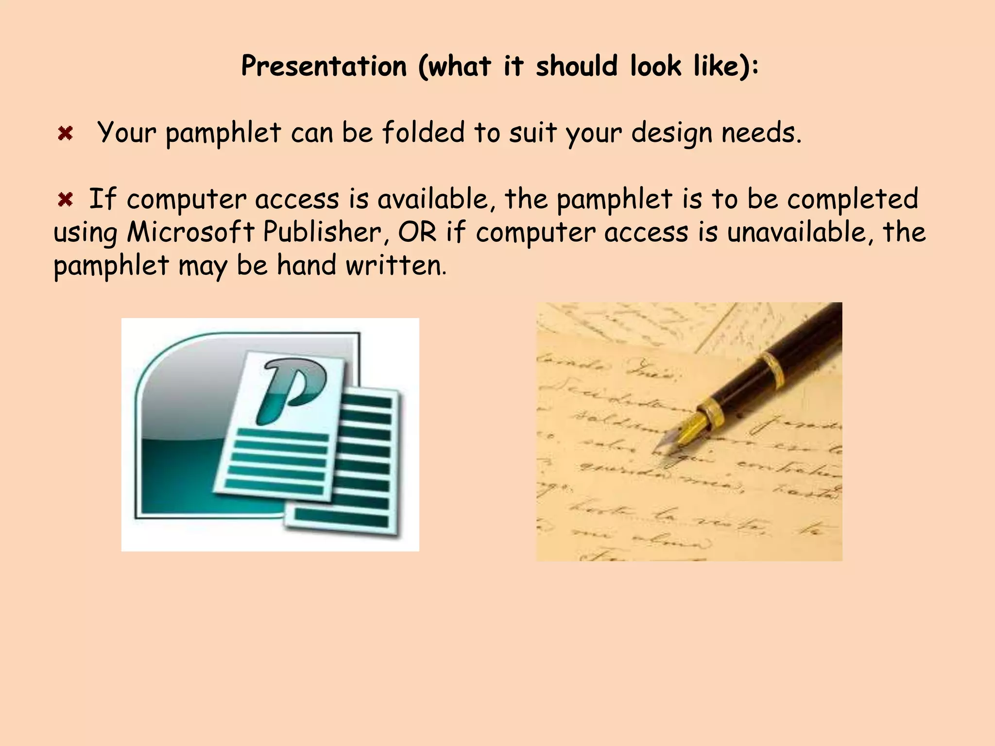 Pamphlets what are they? | PPTX