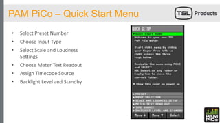 PAM PiCo - Training Guide | PPSX