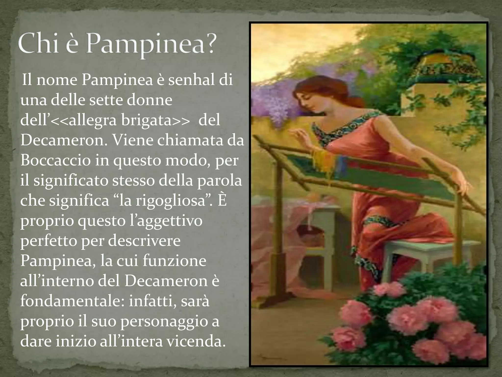 Pampinea | PPTX