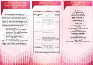 Pamplet pelancaran HIP | DOCX