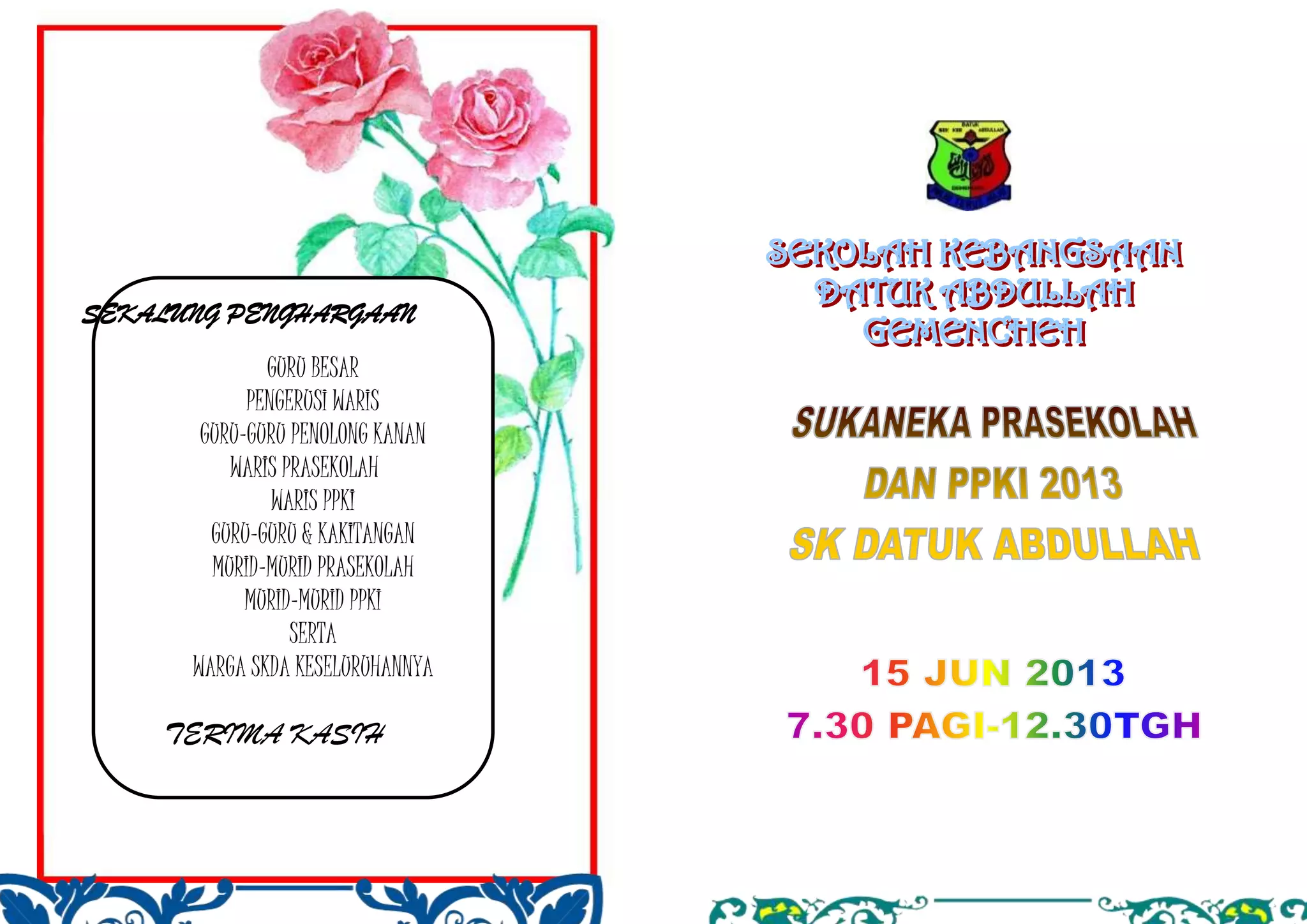 Pamplet sukaneka | DOCX