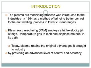 plasma arc machining | PPT