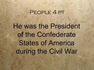 Civil War Jeopardy | PPT