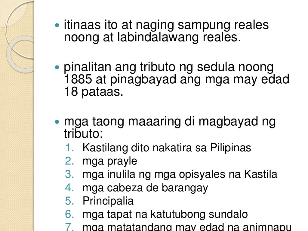 Pamumuhay ng mga Pilipino sa Panahon ng Espanyol Pamumuhay ng mga Pilipino sa Panahon ng Espanyol
