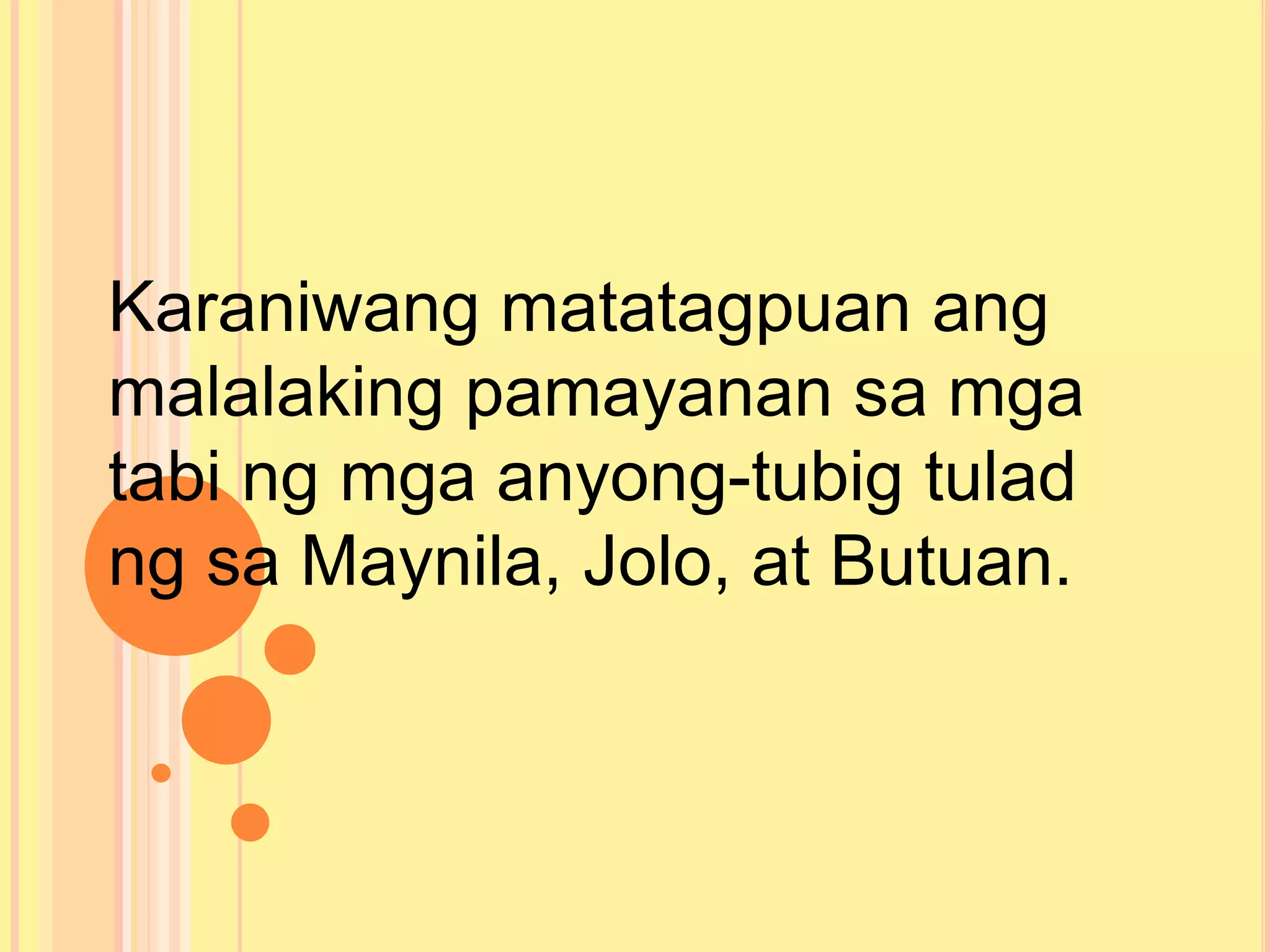 Araling Panglipunan: Pamumuhay ng mga Sinaunang Pilipino | PPTX