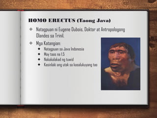 Pamumuhay ng mga unang tao sa daigdig | PPT