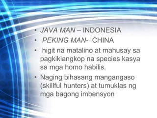 Pamumuhay ng mga unang tao sa daigdig | PPTX