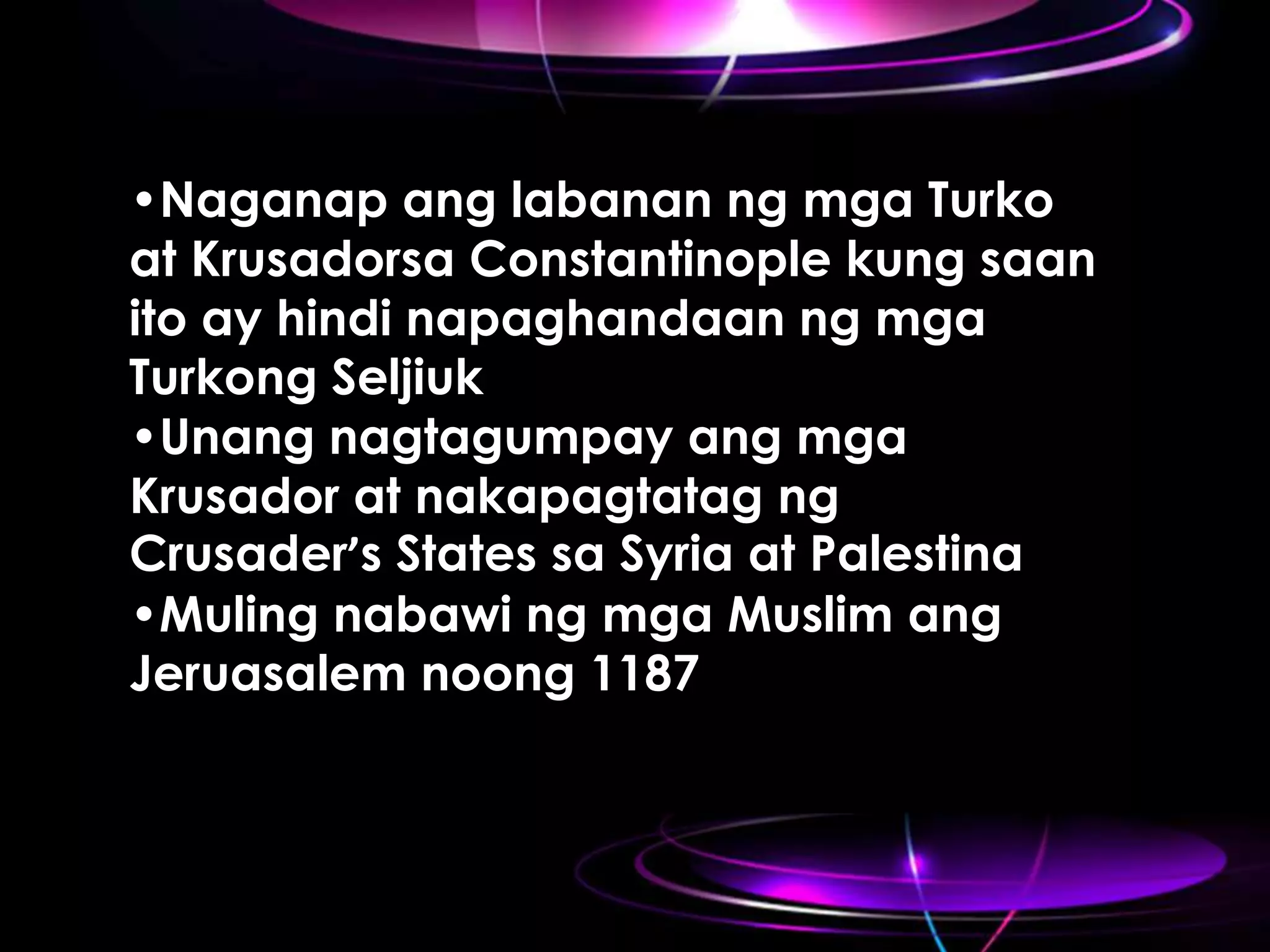 Pamumuno ng mga turkong seljuks | PPTX