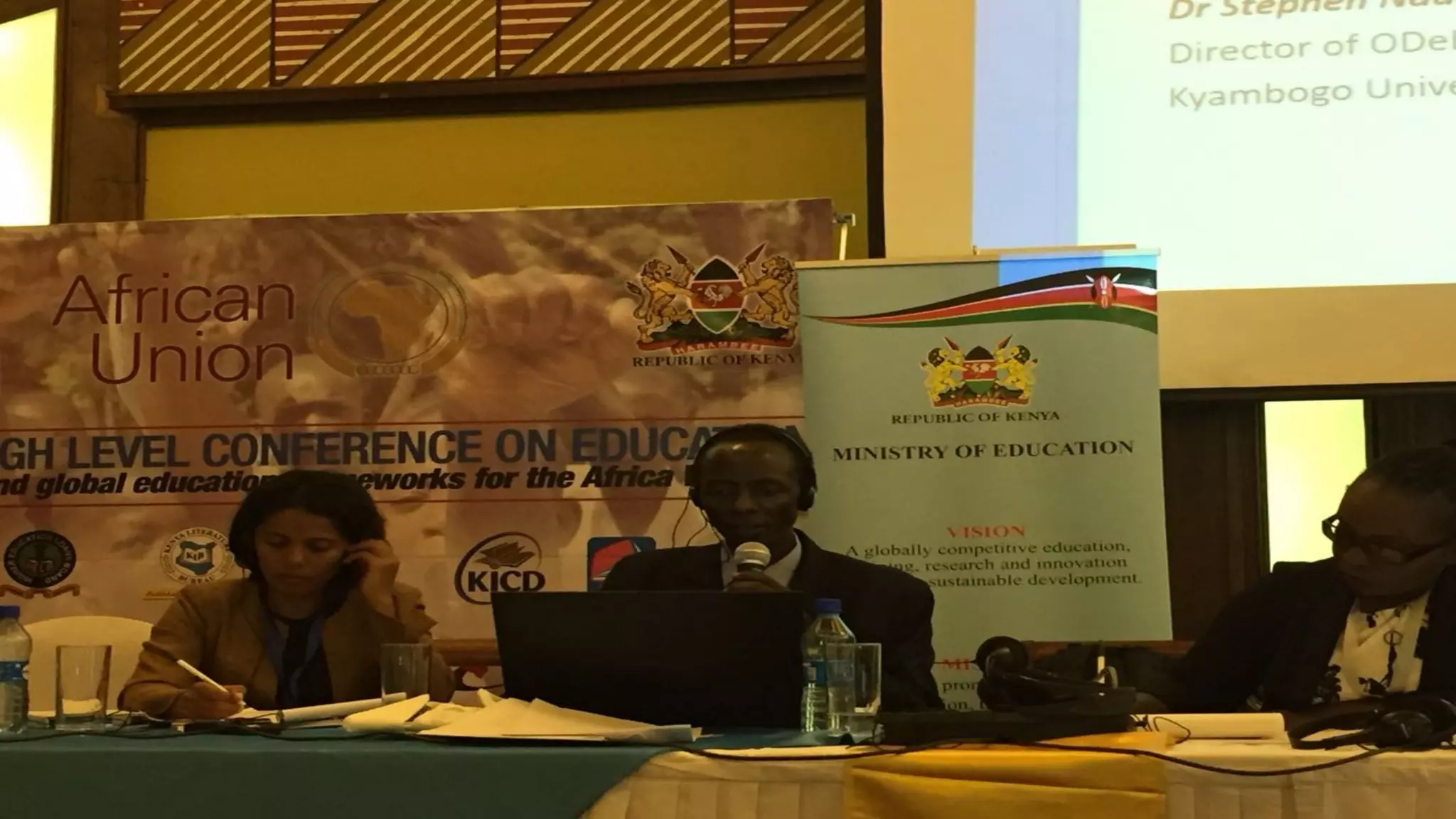 Dr. Ndawula Stephen at a Pan African High-level Conference on Education ...
