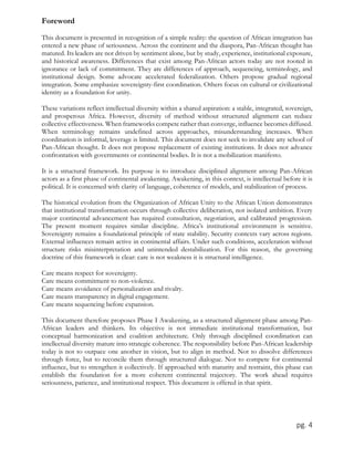 Pan-African Institutional Alignment Framework: Phase I (2026–2027) | PDF