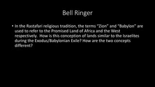 Pan-Africanism Rastafari.pptxmmjahajsjdjdk | PPT