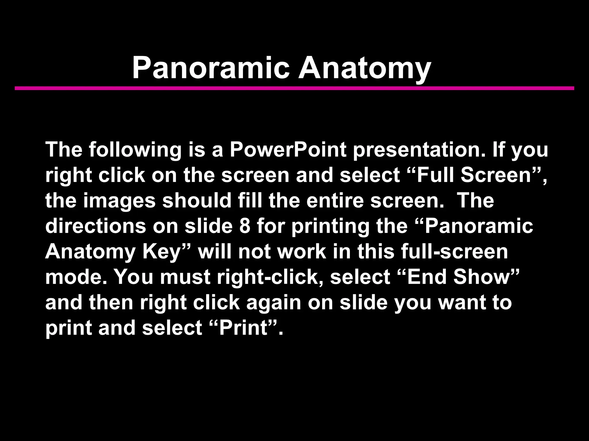 panoramic radiography landmark in dentistry | PPT