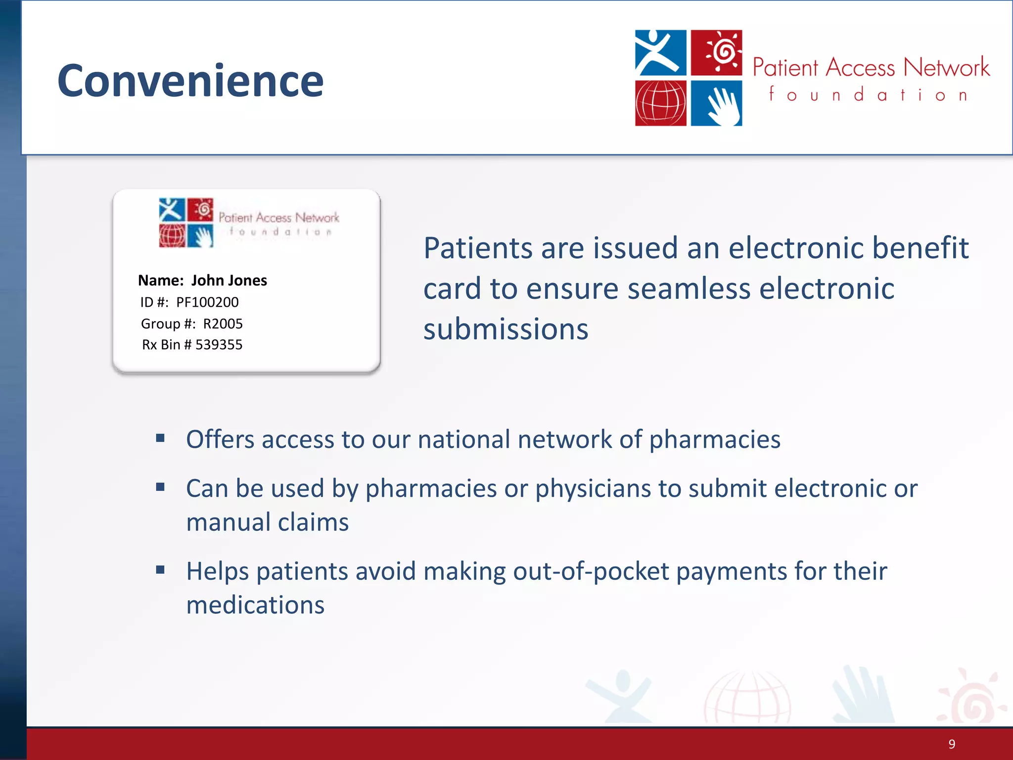 Patient Access Network Foundation - PV Reporter | PPT | Health ...