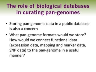 AgBioData: Complexity and Diversity of the Pan-Genome | PDF