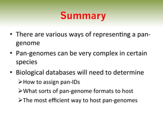 AgBioData: Complexity and Diversity of the Pan-Genome | PDF
