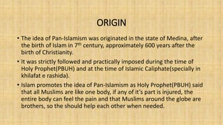 Pan islamism project | PPT | Free Download