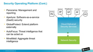 PAN-OS - Network Security/Prevention Everywhere | PPTX